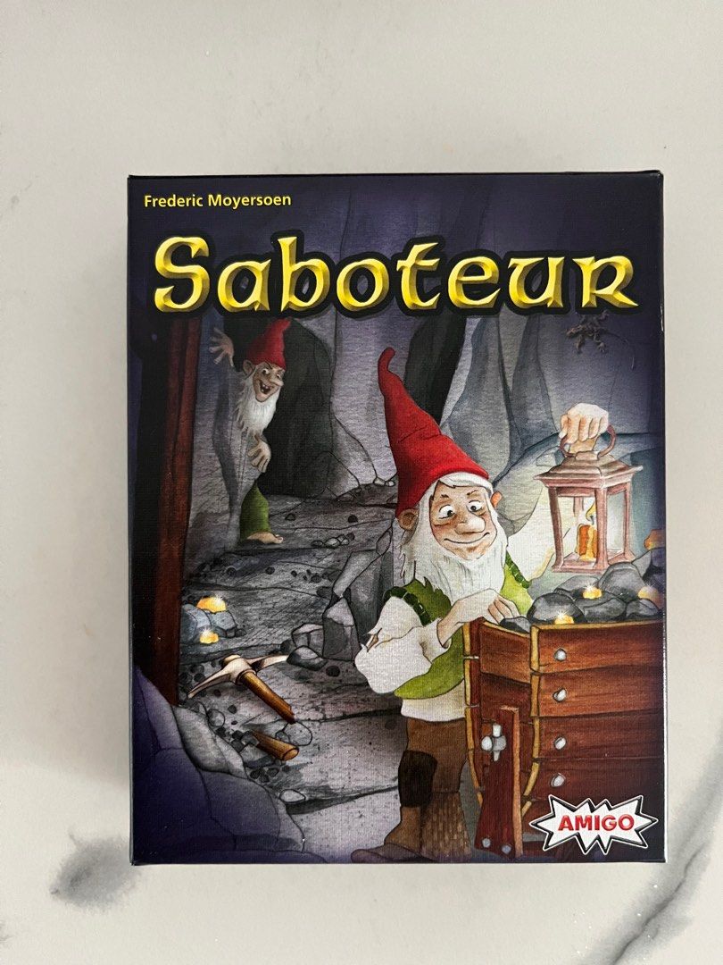Saboteur Board Game by AMIGO, Hobbies & Toys, Toys & Games on Carousell