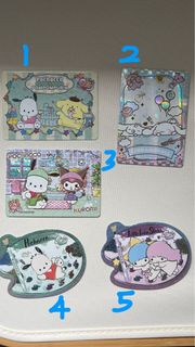 Sanrio Character Trading Cards - Set of 4, Hobbies & Toys, Memorabilia ...
