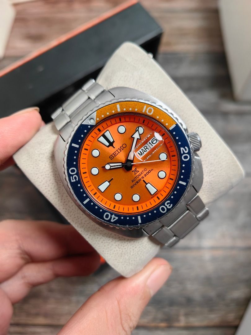 Seiko Nemo Turtle SRPC95 Full Kit (0922), Men's Fashion, Watches ...