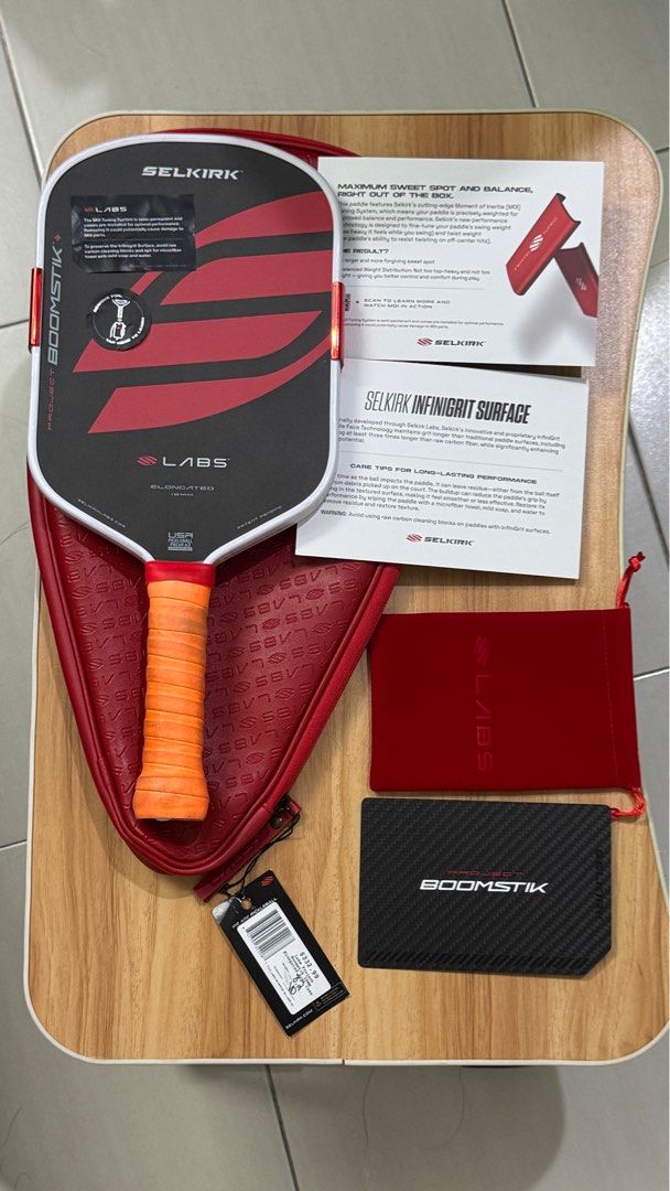 Selkirk Boomstik Elongated (100% ori) with complete set tiptop ...