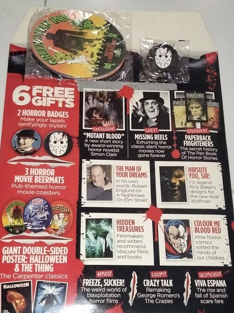 SFX Horror Magazine - Top 20 Horror Villains, Hobbies & Toys, Books ...