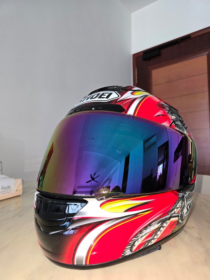 Shoei Kiyonari helmet (L size), Motorcycles, Motorcycle Accessories on ...
