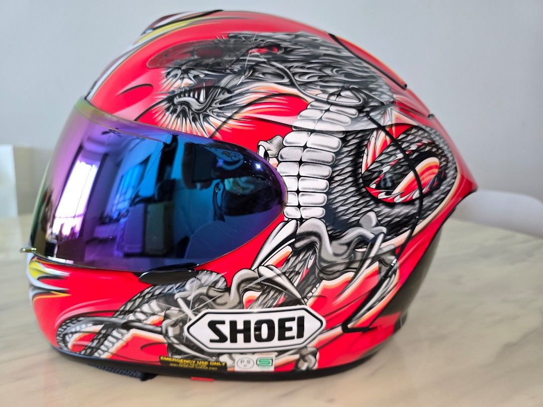 Shoei Kiyonari helmet (L size), Motorcycles, Motorcycle Accessories on ...