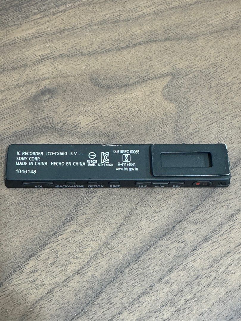 Sony ICD-TX660 Digital Voice Recorder, Audio, Voice Recorders on Carousell
