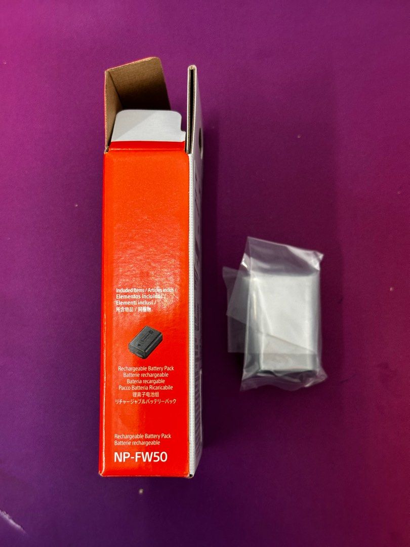 Sony NP-FW50 Lithium-Ion Rechargeable Battery (1020mAh), Photography ...