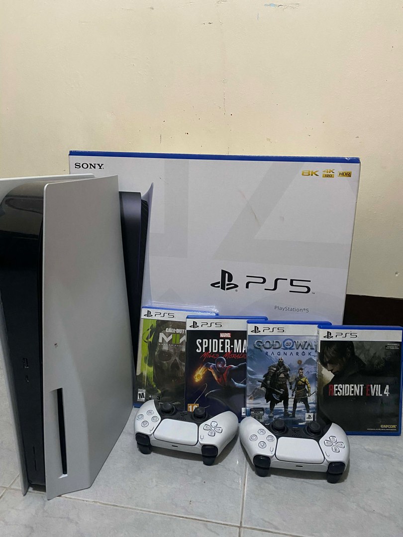 Sony PlayStation 5 Console with Games, Video Gaming, Video Game ...