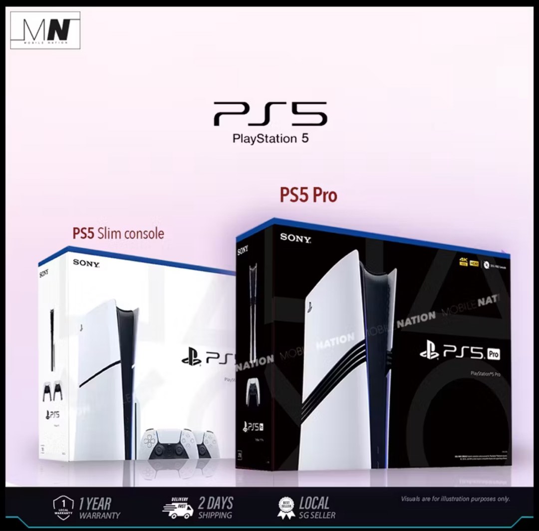 Sony PlayStation 5 Slim Digital Edition, Video Gaming, Video Game ...
