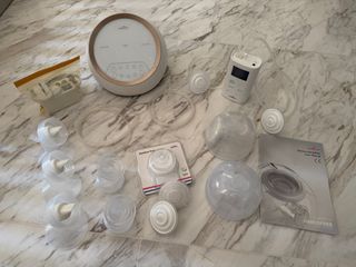 Pigeon Electric Breast Pump with Accessories, Babies & Kids, Nursing ...