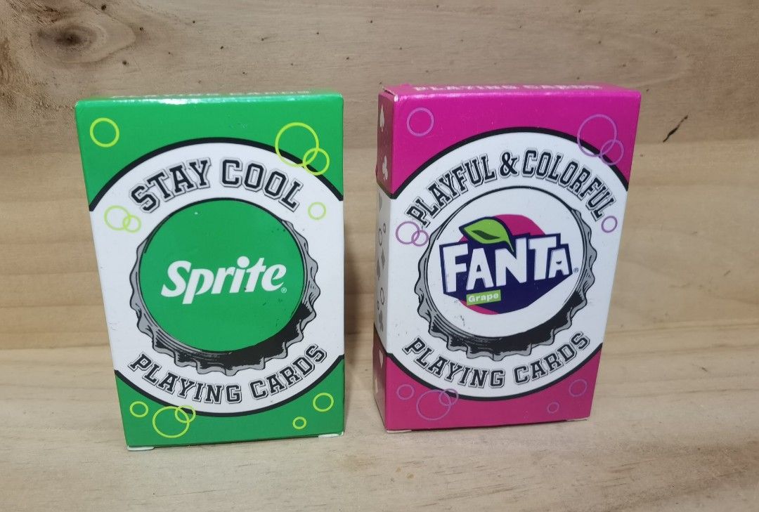 Sprite Fanta Playing Cards collection, Hobbies & Toys, Toys & Games on ...