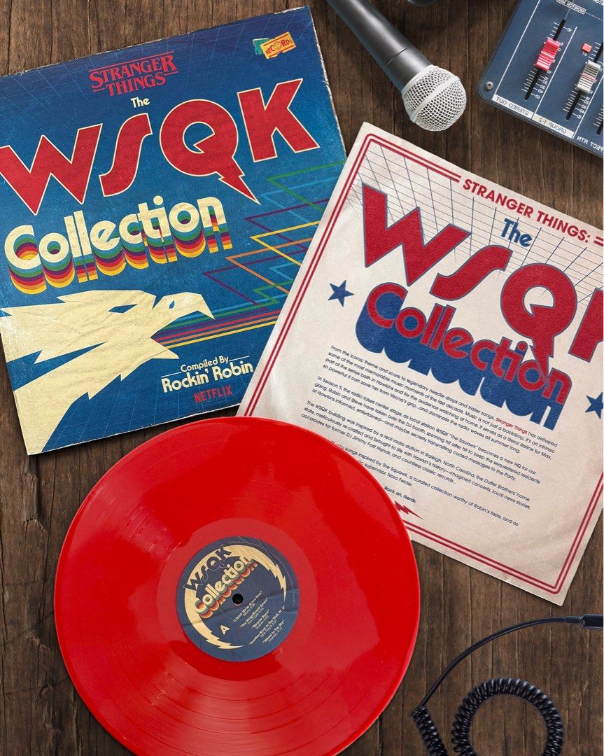 stranger things The WSQK collection vinyl, Hobbies & Toys, Music ...