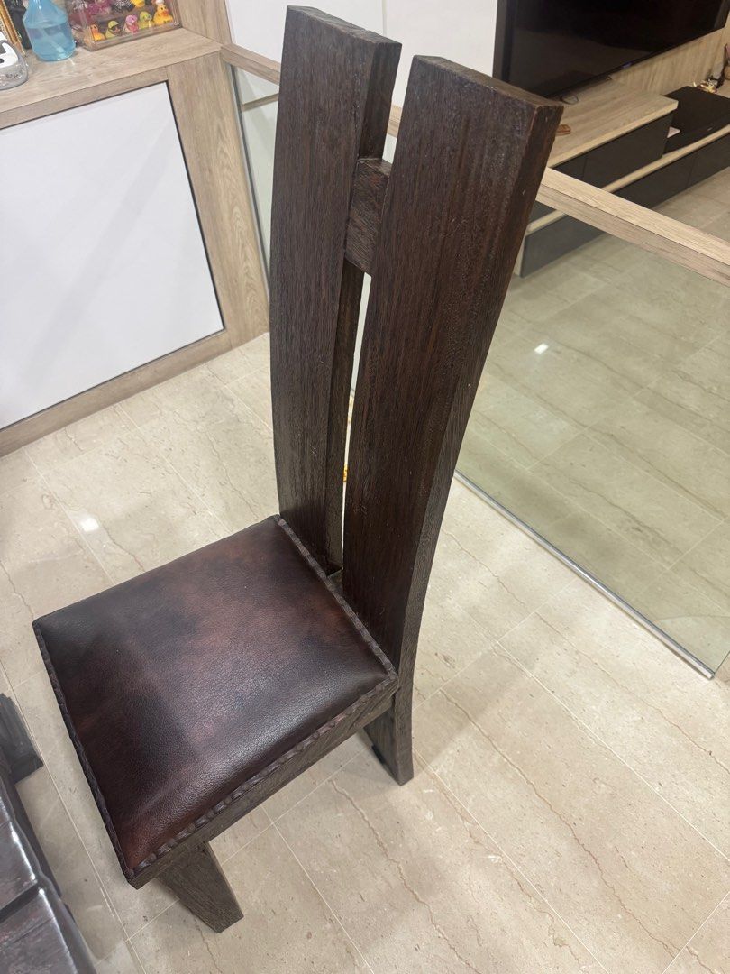 Teak Wood from Bali Dining Table 2m X 1.1m Set with 8 Chairs, Furniture ...