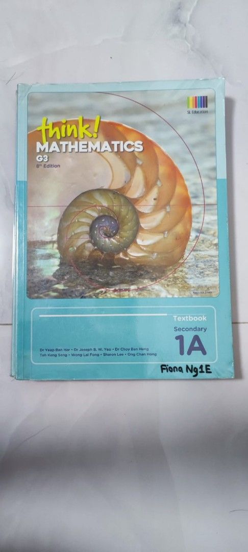 Think! Mathematics G3 Textbook 1A & 1B, Hobbies & Toys, Books ...
