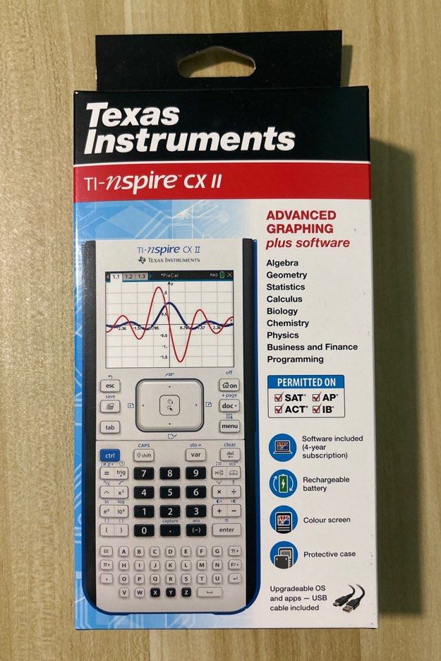 Sealed TI-Nspire CX II Graphing Calculator Texas Instruments, Mobile ...
