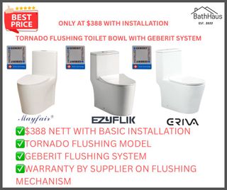 Geberit Tornado Water Closet AL8040 - White: Now only $388! (Was $688 ...