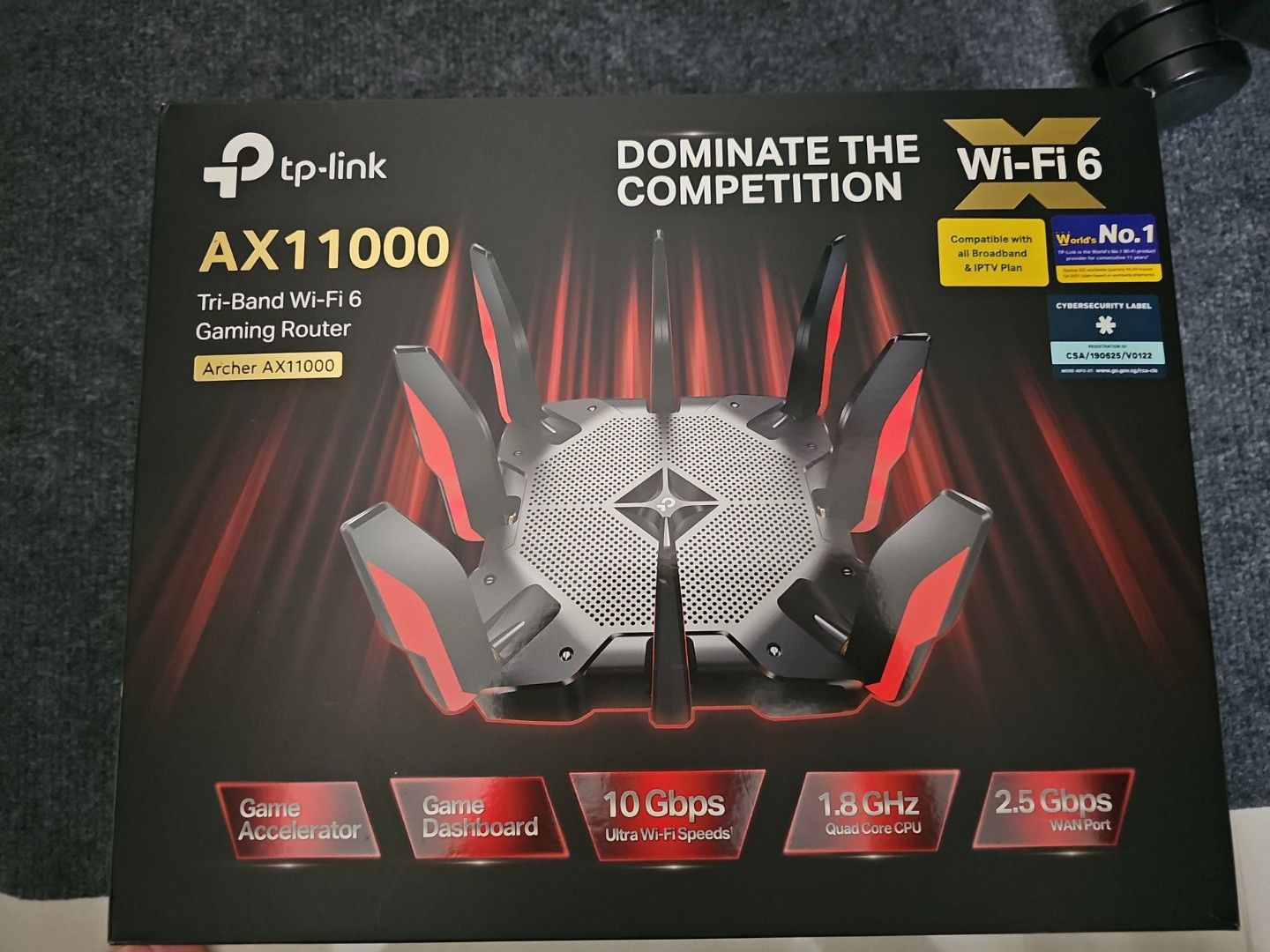 TP-Link Archer AX11000 Tri-Band Wi-Fi 6 Gaming Router, Computers & Tech ...