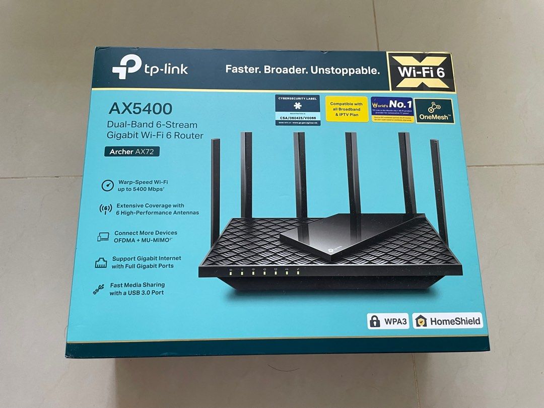 TP-Link AX5400 Wi-Fi 6 Router, Computers & Tech, Parts & Accessories ...