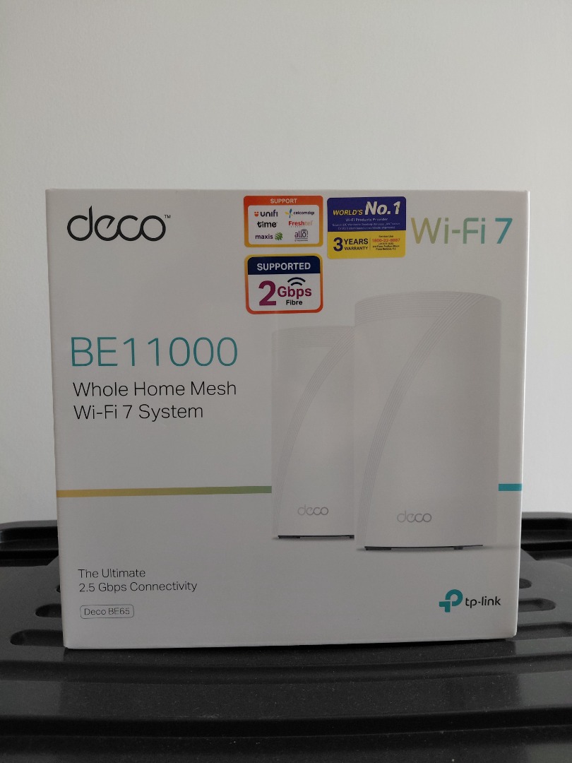 New TP-Link Deco BE11000 Mesh Wi-Fi 7, Computers & Tech, Parts ...