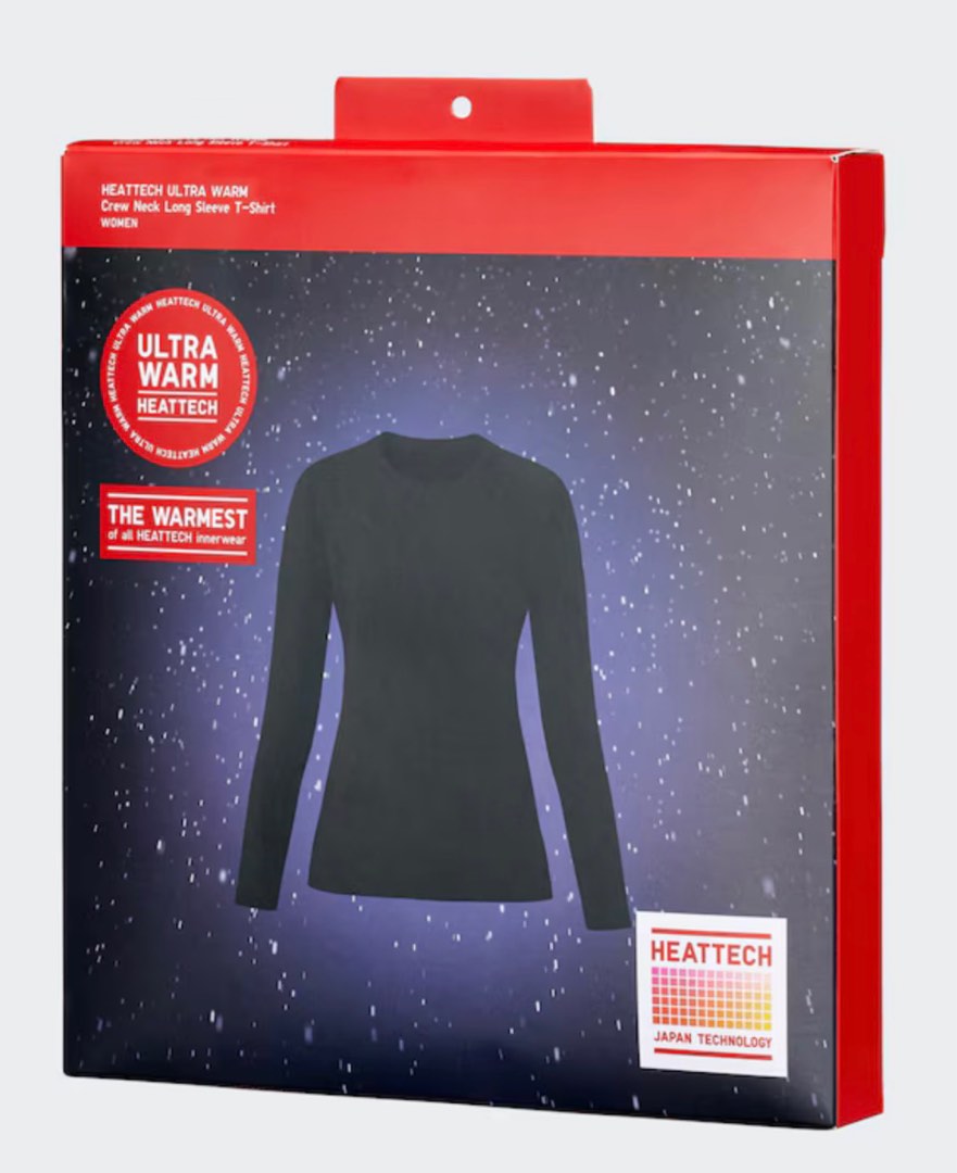 Uniqlo Heattech Women Ultra Warm Thermal Set (Top and Pant), Women's ...