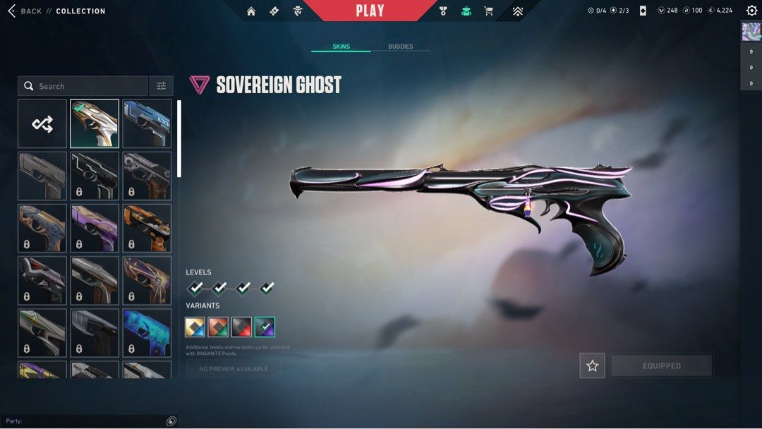Valorant Skins - Sovereign Ghost, Neo Frontier Sheriff, etc., Video ...
