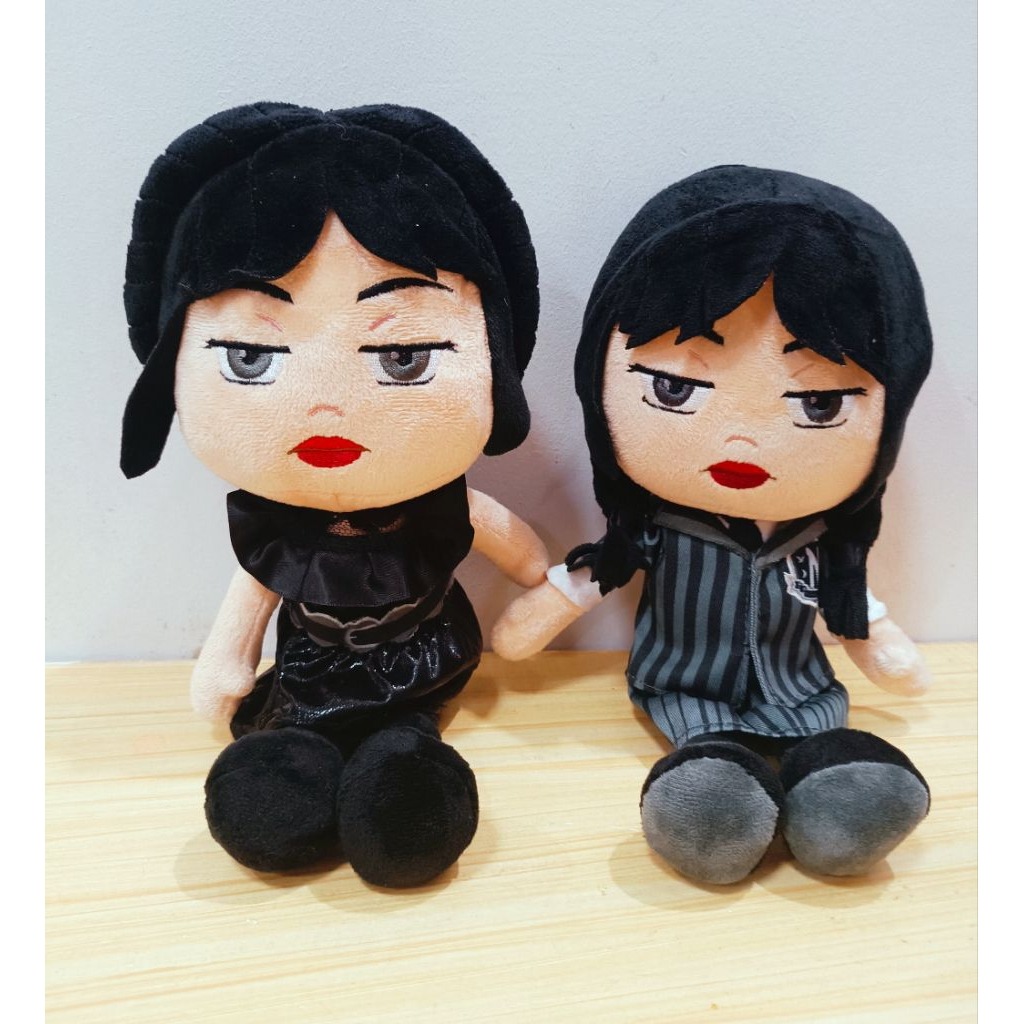 Wednesday Addams Plushies, Hobbies & Toys, Toys & Games on Carousell