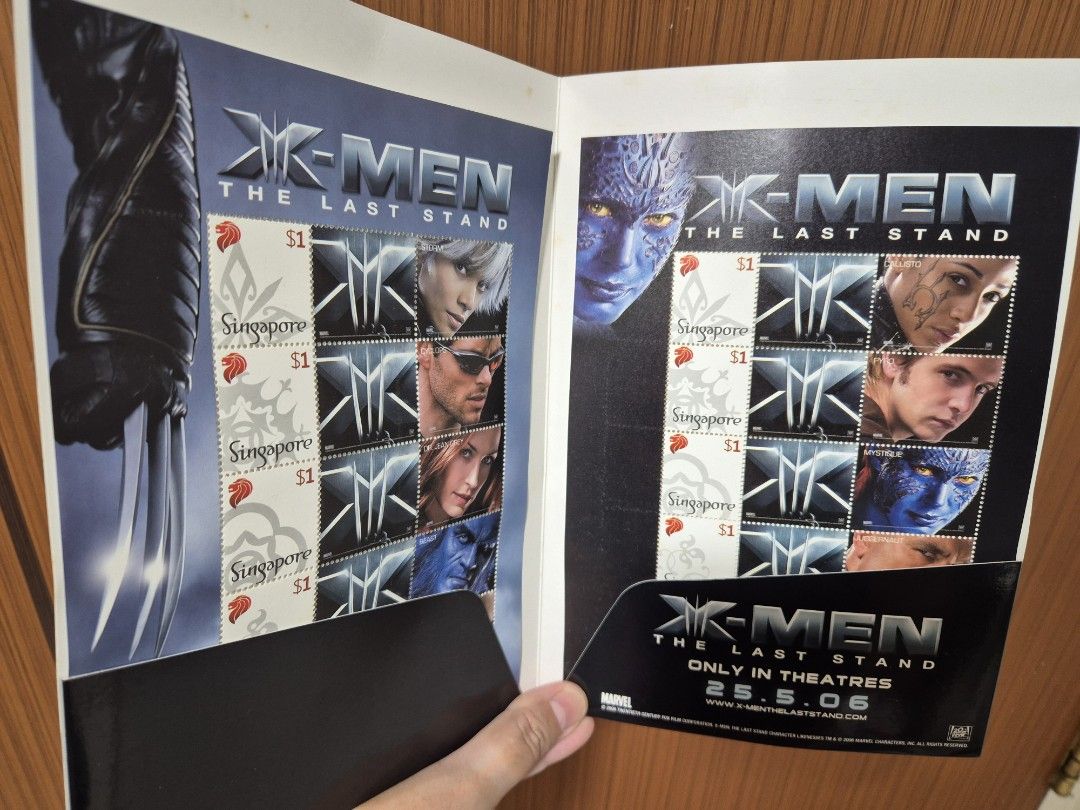X-Men: The Last Stand Singapore Stamp Booklet 2006, Hobbies & Toys ...