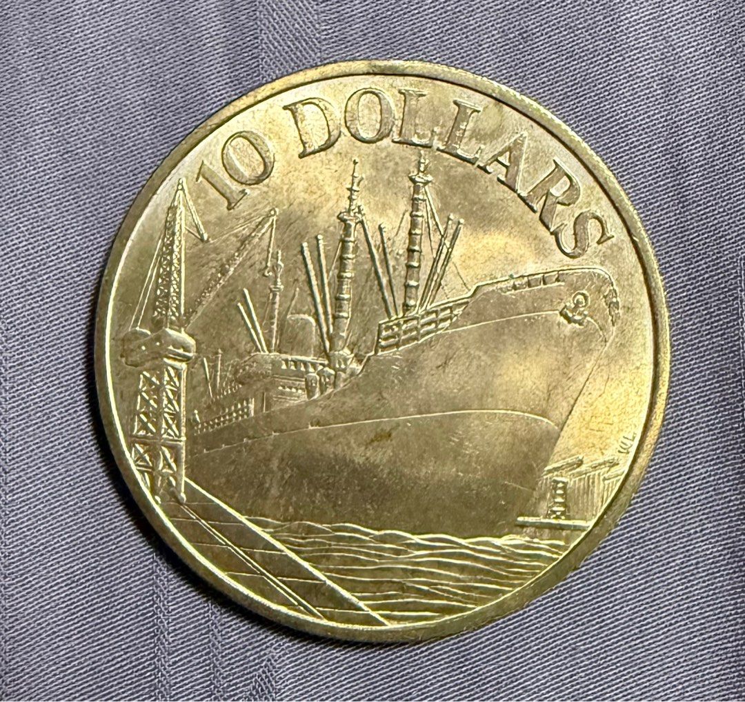 10th Anniversary 10 Dollars Coin, Hobbies & Toys, Memorabilia ...