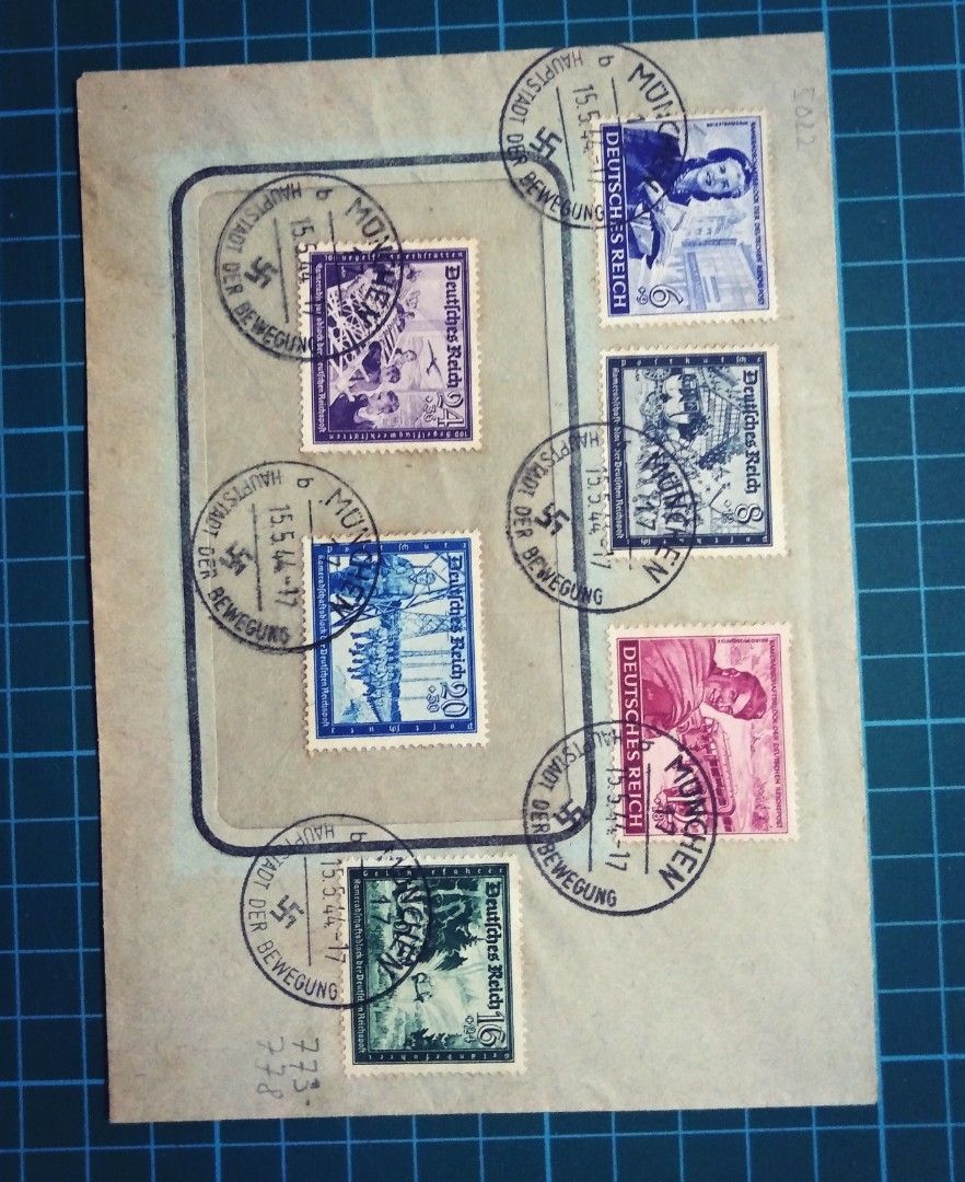 1944 German WWII Munchen vintage cover, Hobbies & Toys, Memorabilia ...