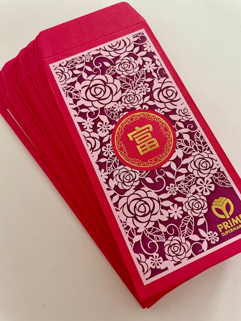 20pcs Prime red packet angbao, Hobbies & Toys, Stationery & Craft ...