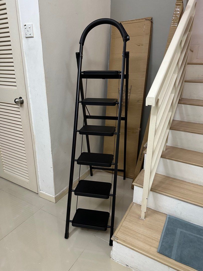 6-Tier Step Ladder, Furniture & Home Living, Home Improvement ...