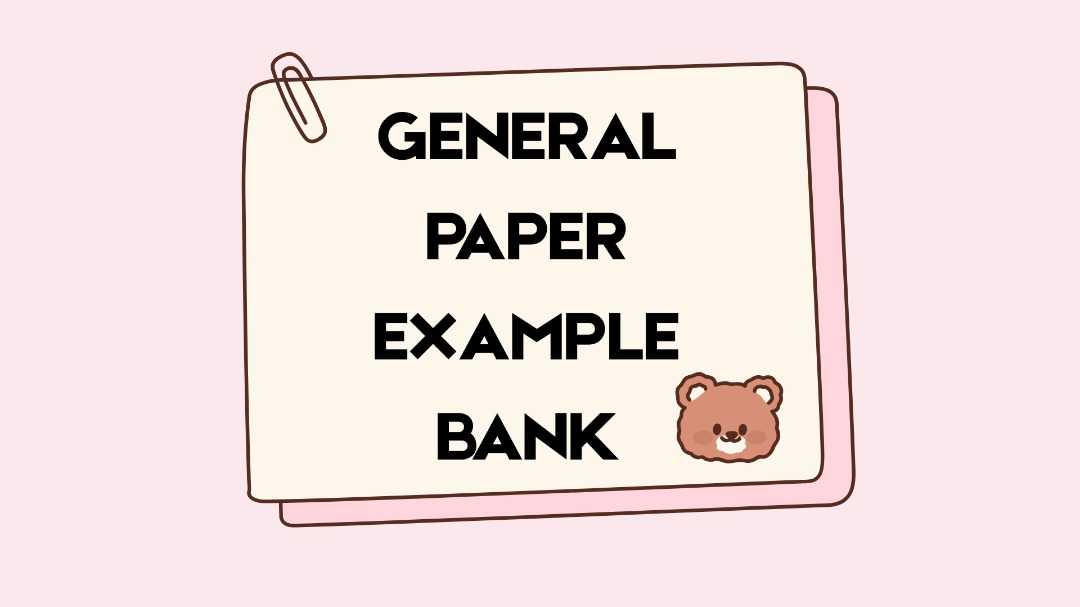 A Level general paper example bank, Hobbies & Toys, Books & Magazines ...
