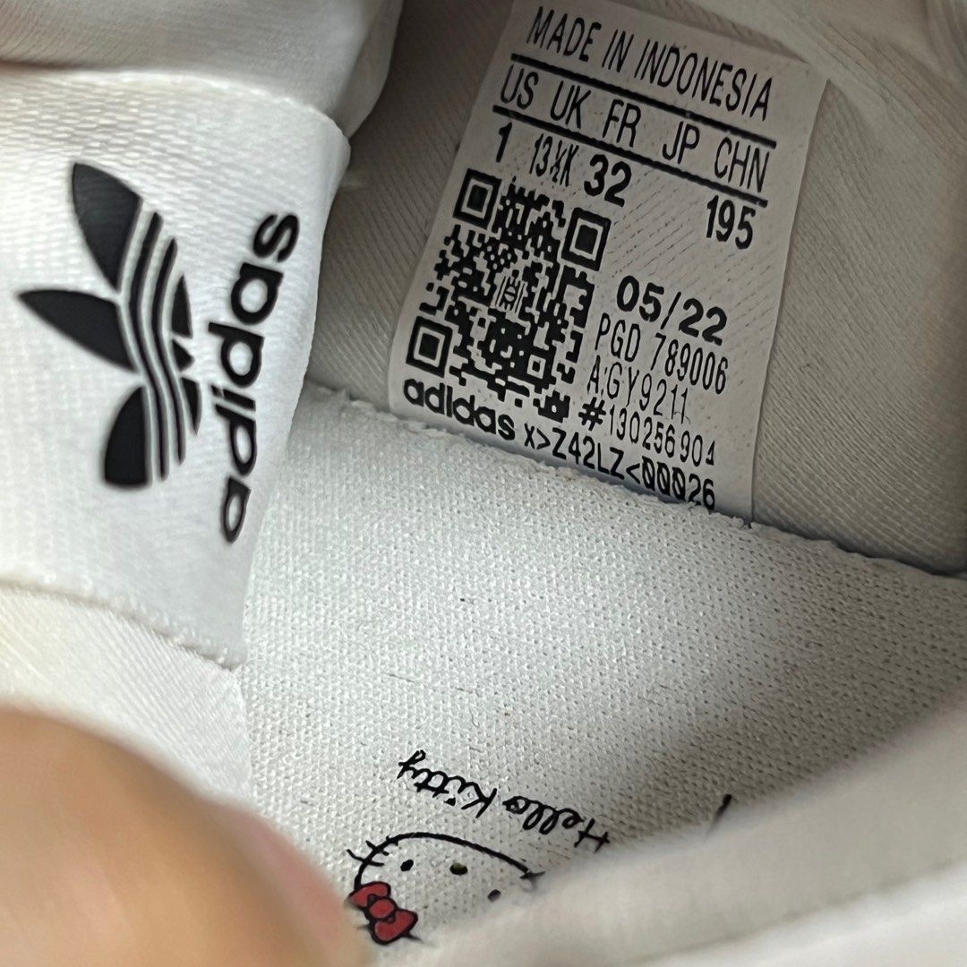 Adidas x Hello Kitty Superstar Slip-on Shoes , Babies & Kids, Babies ...