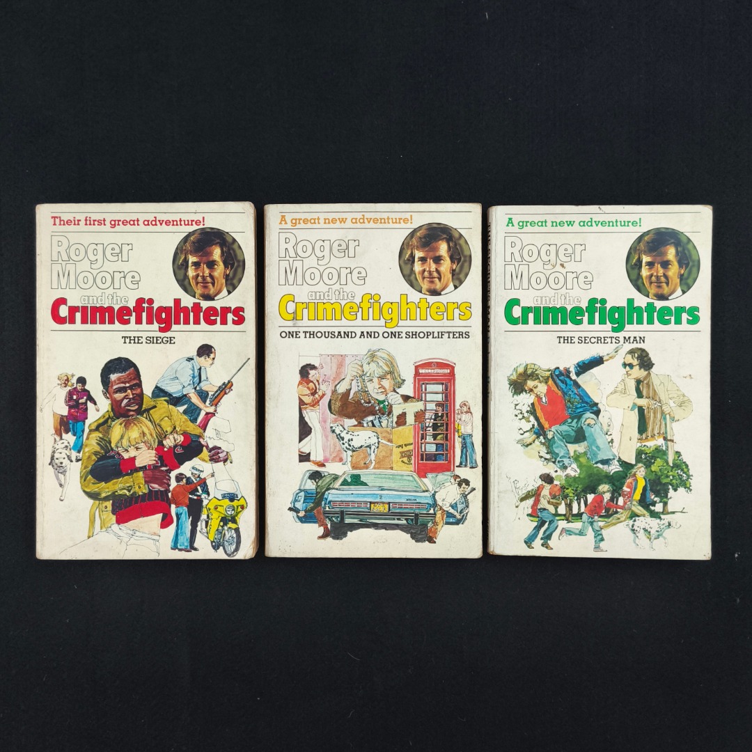 ALL 3 For Only RM 30 !!! Vintage Roger Moore & The Crimefighters Story ...