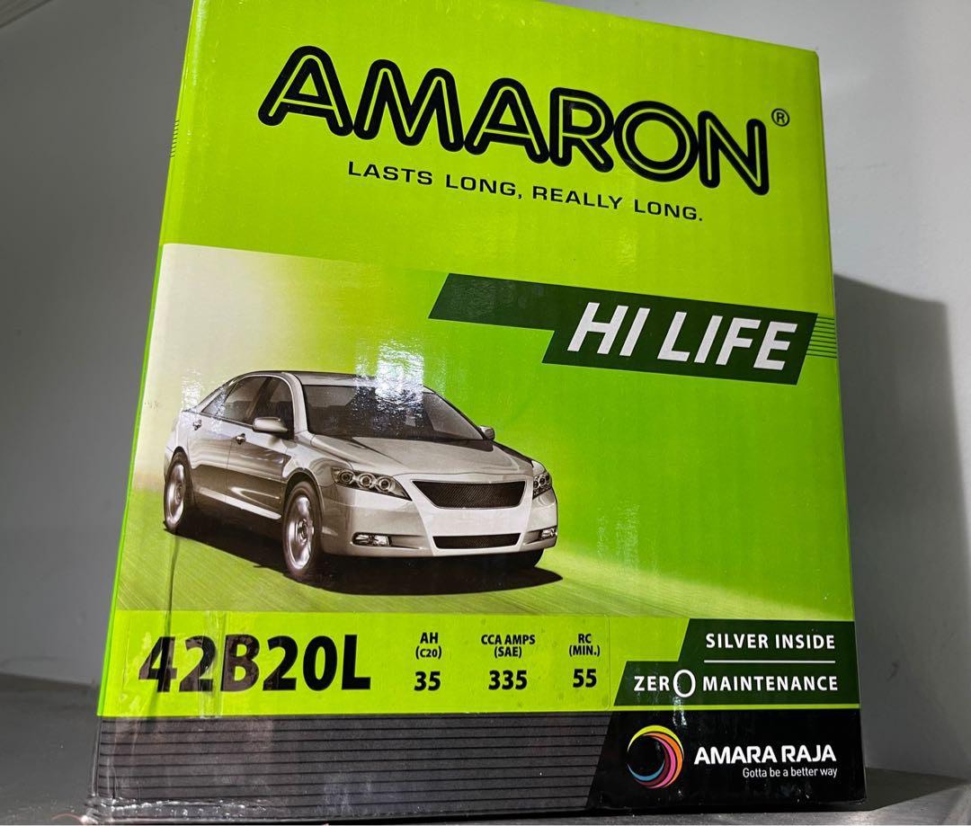 Amaron Hi-Life 42B20L ,35Ah, Car Accessories, Electronics & Lights on ...