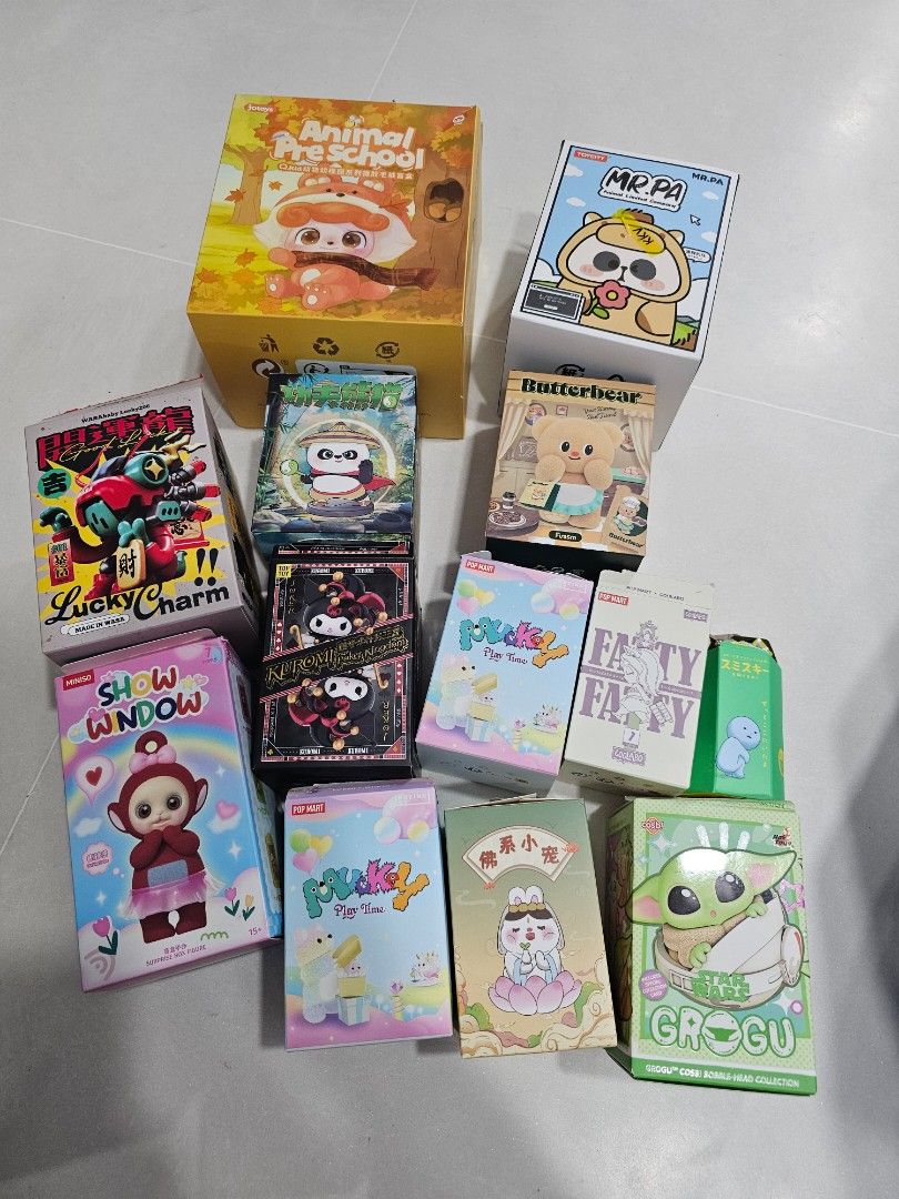 Assorted opened blind boxes, Hobbies & Toys, Toys & Games on Carousell