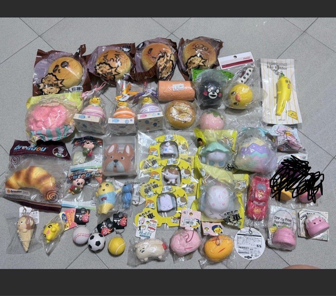 Assorted Squishies - Bread, IBLOOM, sammy, Hobbies & Toys, Toys & Games ...