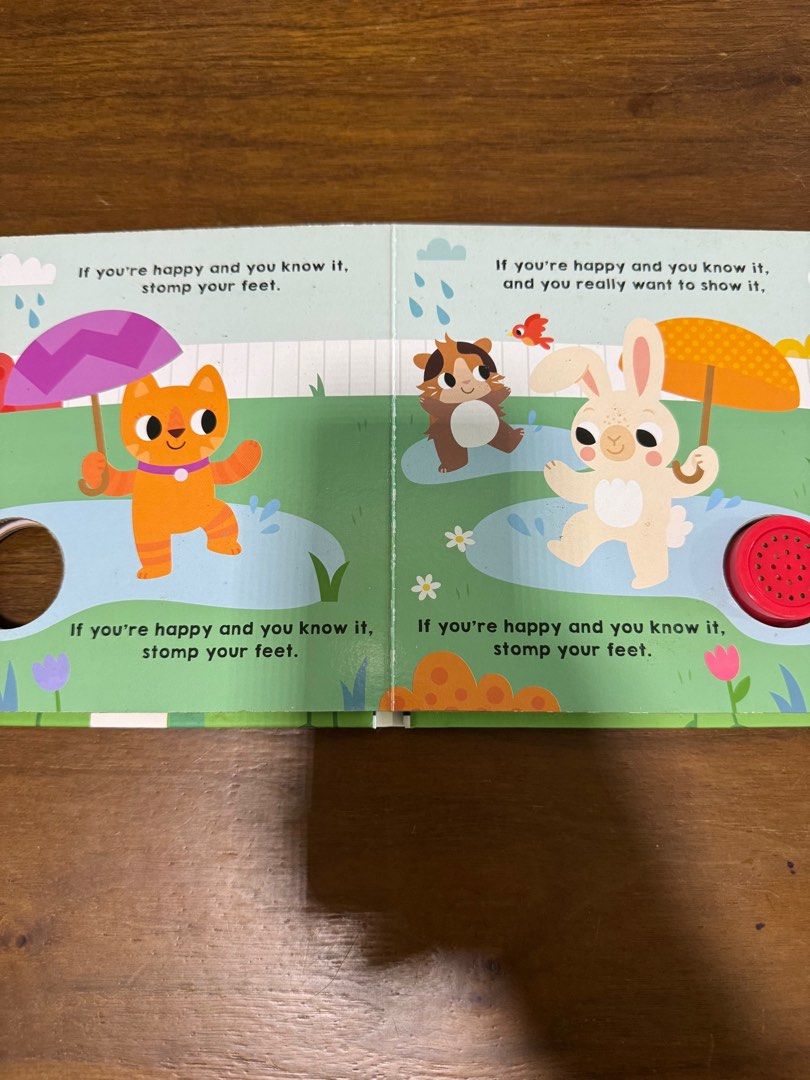 Bookoli 'If You're Happy and You Know It' Sound Book, Hobbies & Toys ...