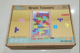 3D Wooden Tetris Puzzle Game, Hobbies & Toys, Toys & Games on Carousell