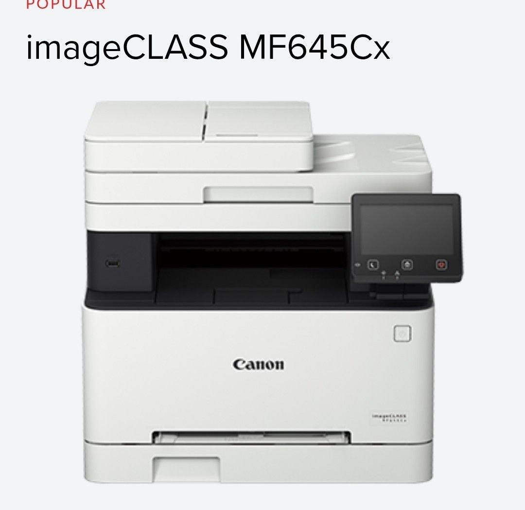 Canon imageCLASS MF645Cx Color Laser Printer, Computers & Tech ...