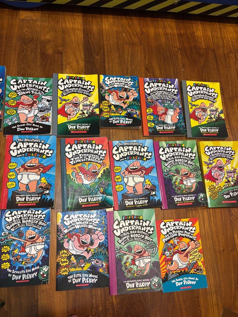 Captain Underpants Book Collection, Hobbies & Toys, Books & Magazines ...