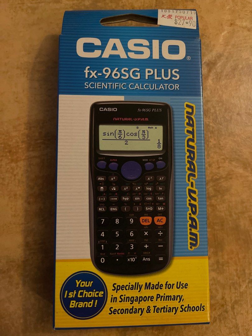 Casio fx-96SG PLUS Scientific Calculator, Hobbies & Toys, Stationery ...