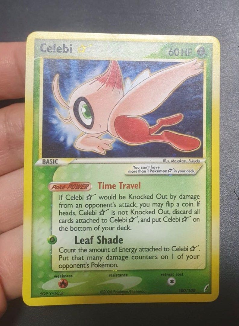 Pokemon card *Celebi gold Star Pokemon Card* Rarest*, Hobbies & Toys ...