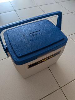 Rolling Cooler Box with Cup Holders, Furniture & Home Living ...