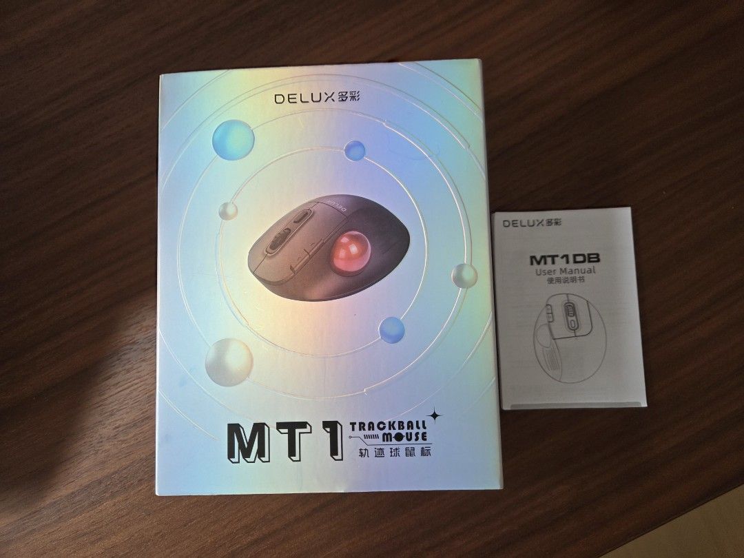 Delux MT1 Trackball Mouse - Wireless, Computers & Tech, Parts ...