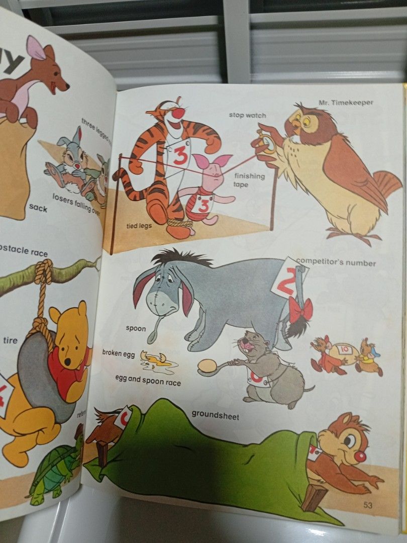 Disney Grolier Words Book Set - 4 Books, Hobbies & Toys, Books ...