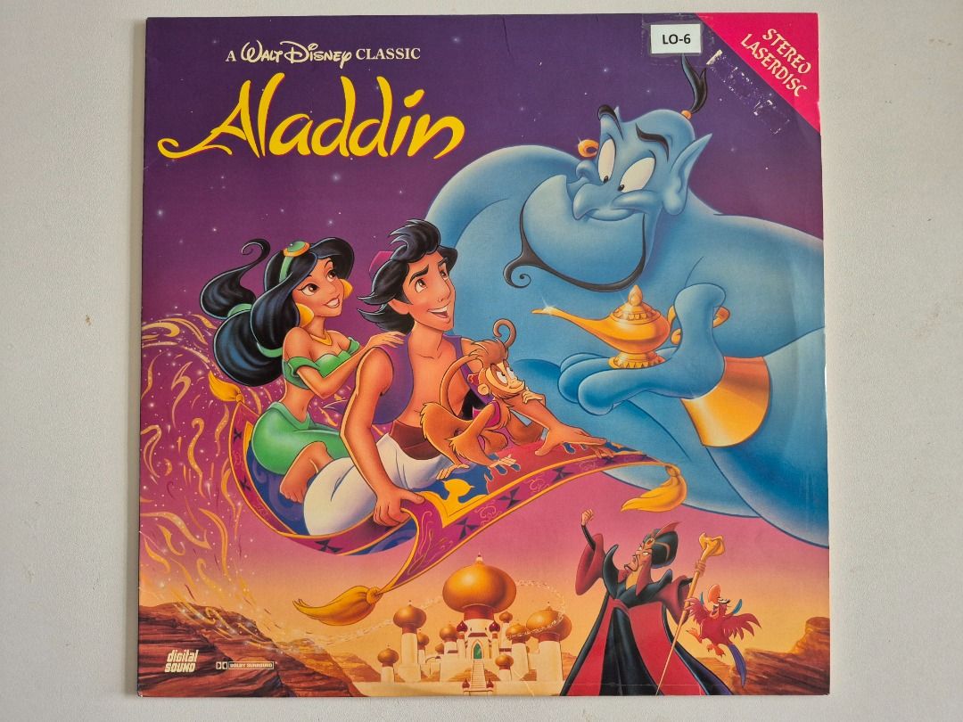 Disney Laserdisc Collection - Aladdin, Pocahontas, Cinderella, Little ...