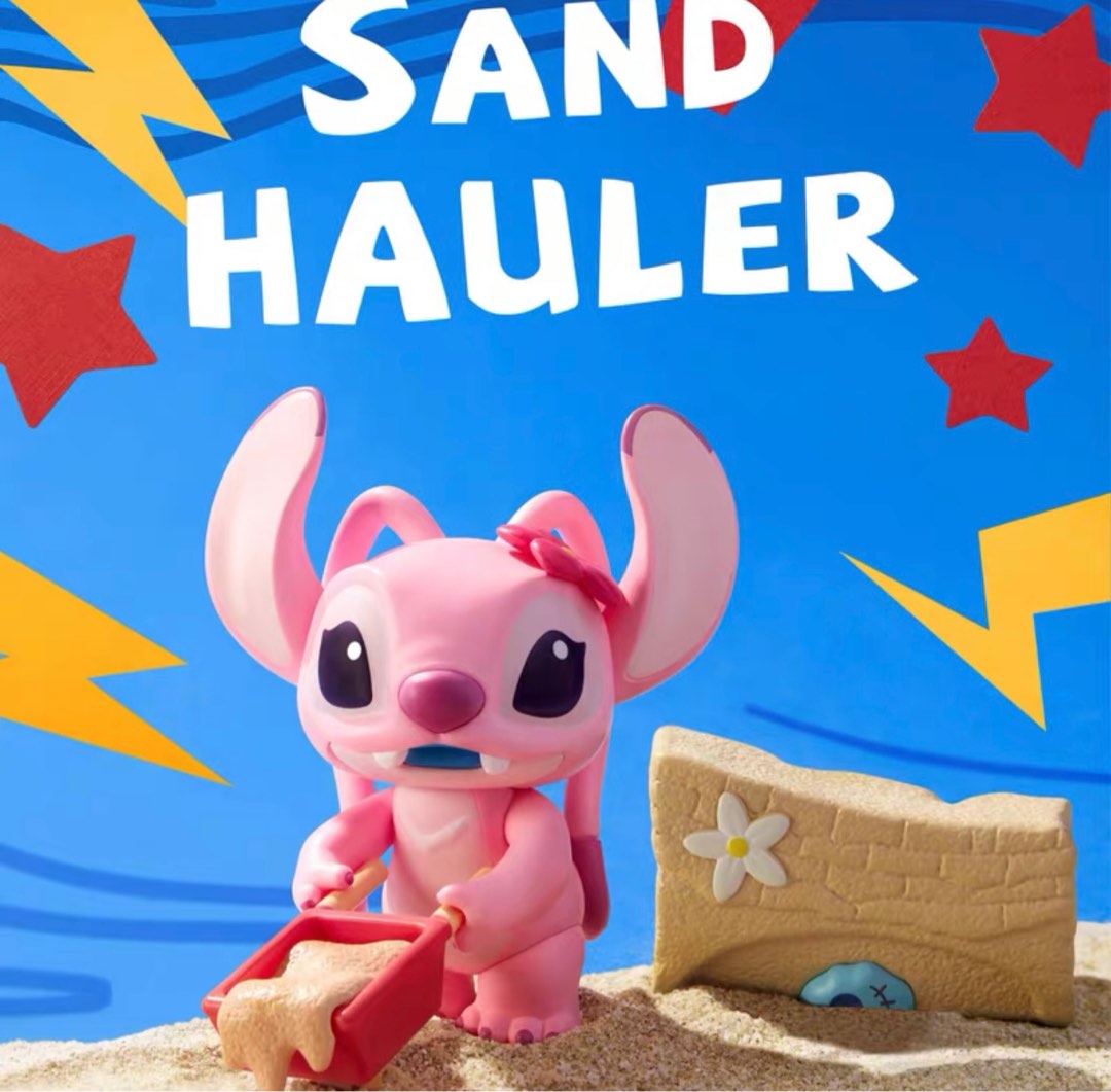 Blind Box Disney Stitch and Angel Sand Hauler Figurine, Hobbies & Toys ...