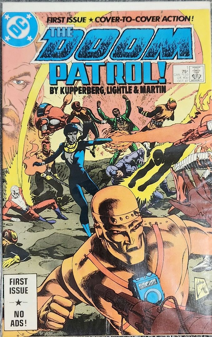 DOOM PATROL #1 DC COMICS 1987 KUPPERBERG LIGHTLE ELASTI-GIRL TV SERIES ...