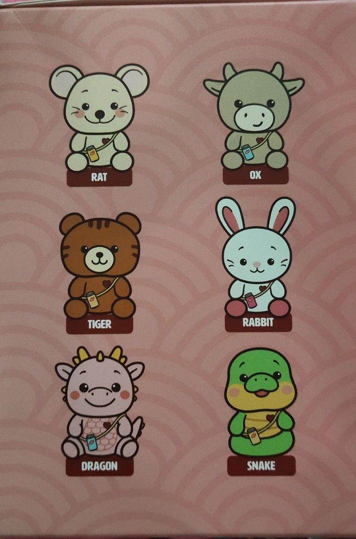 FairPrice x Yeo's Zodiac Plushie Blind Box, Hobbies & Toys, Toys ...