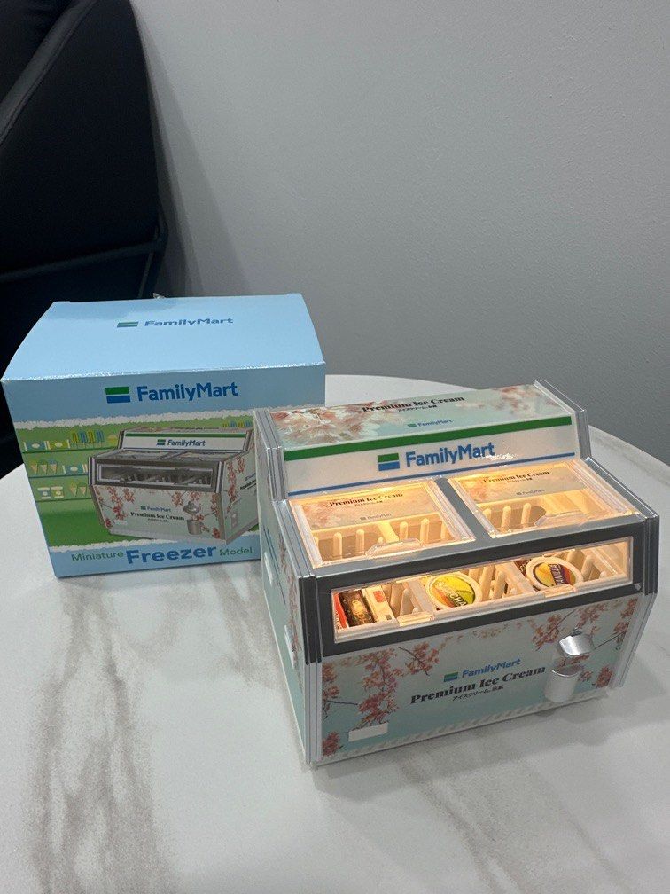Family Mart miniature freezer (fridge magnet), Hobbies & Toys, Toys ...