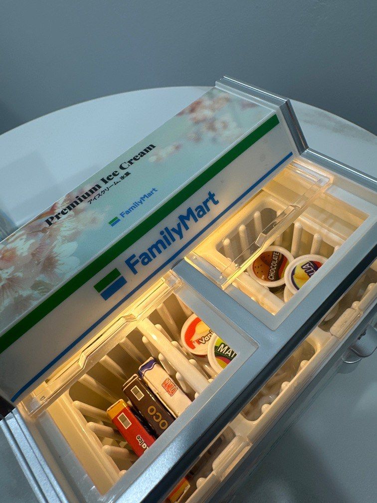 Family Mart miniature freezer (fridge magnet), Hobbies & Toys, Toys ...